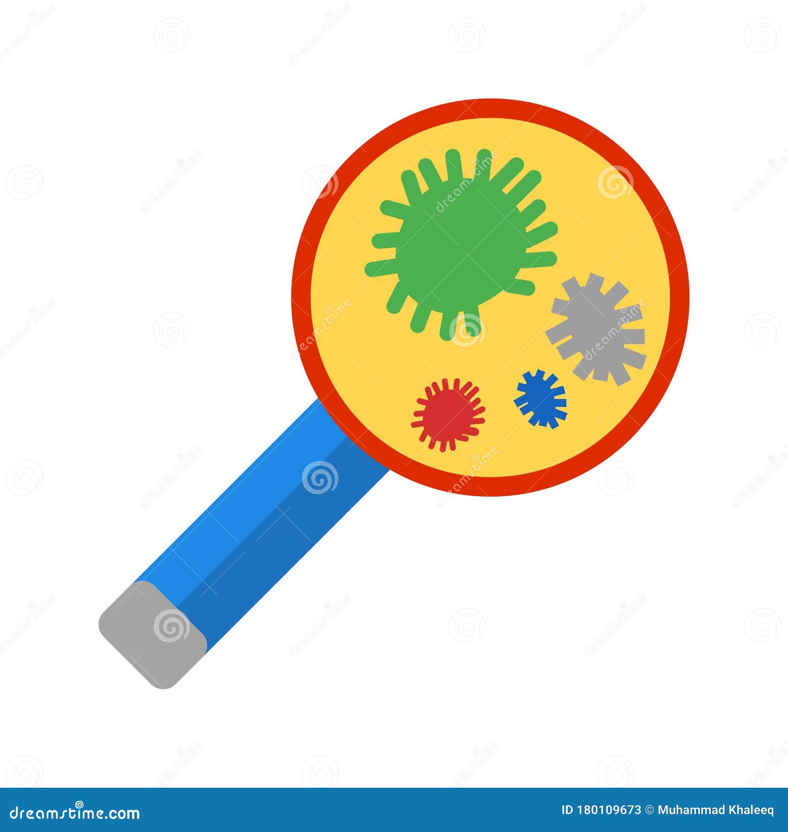 Illustration Bacteria Icon for Personal and Commercial Use. Stock ...
