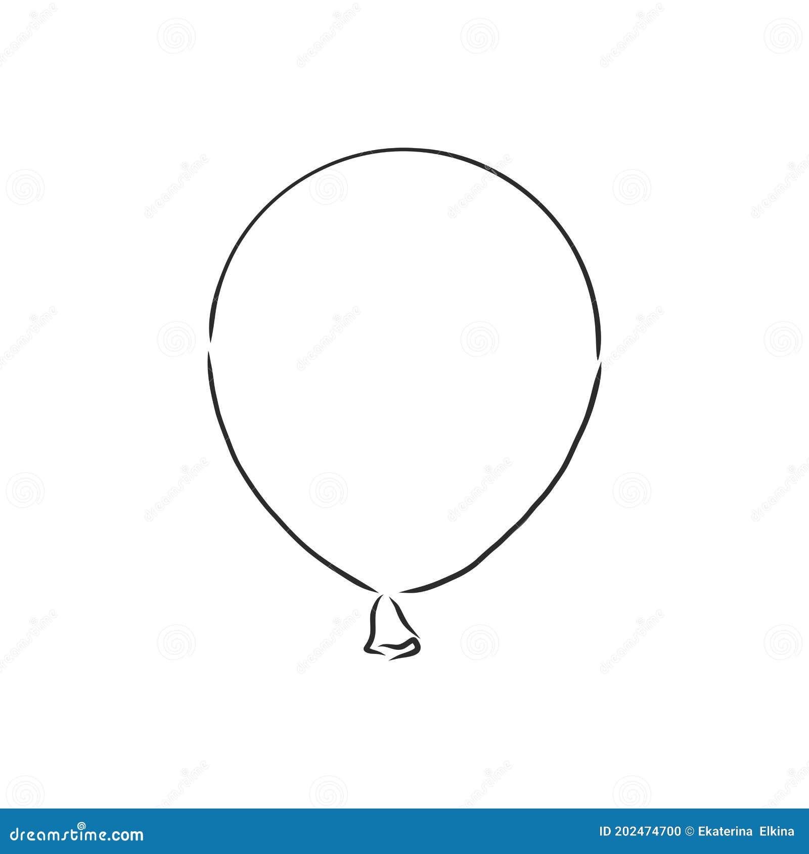 Illustration Balloon. Doodle Style, Balloon Vector Sketch Illustration ...