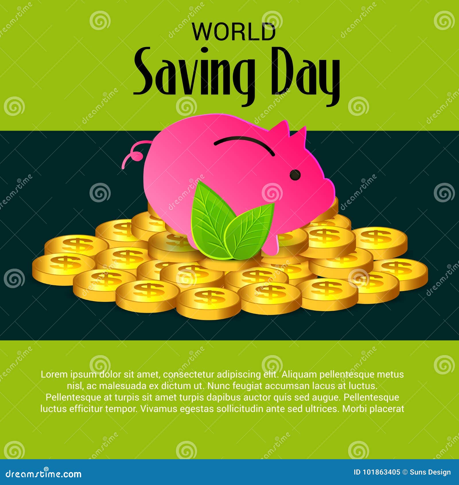 World saving day. stock illustration. Illustration of finance - 101863405