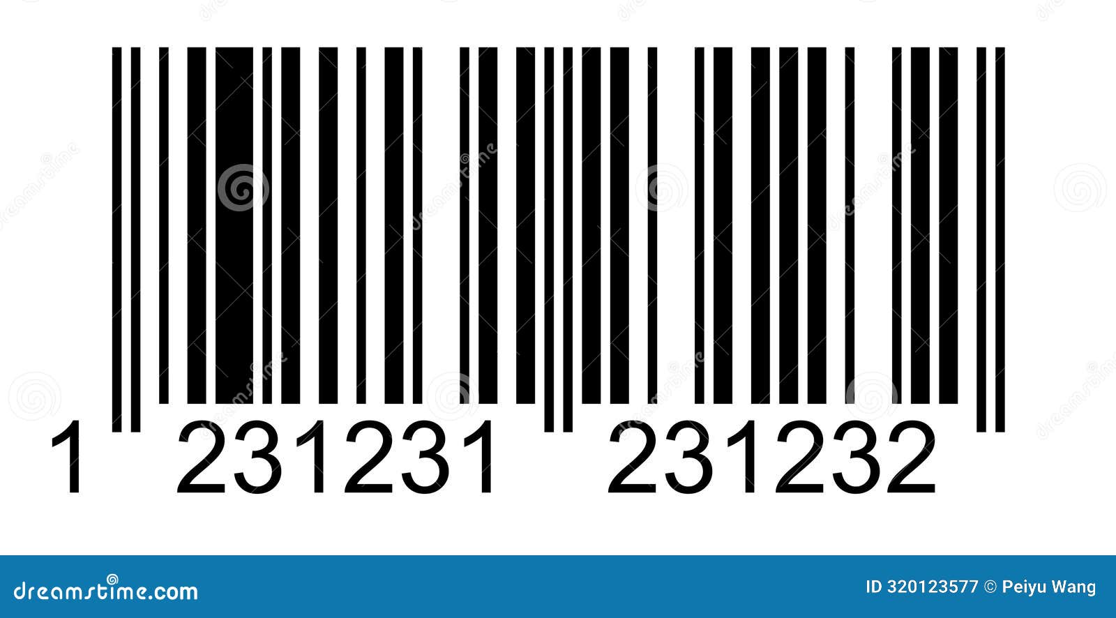 Illustration of Barcode EAN 13 GTIN Vector Stock Illustration ...
