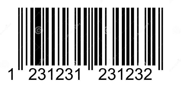 Illustration of Barcode EAN 13 GTIN Vector Stock Illustration ...