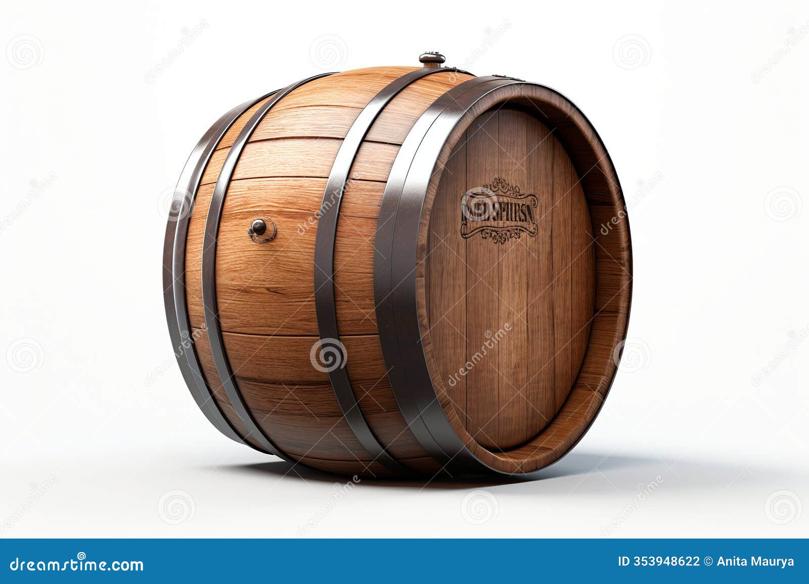 Illustration of a Barrel with a Barrel on it and the Words White ...