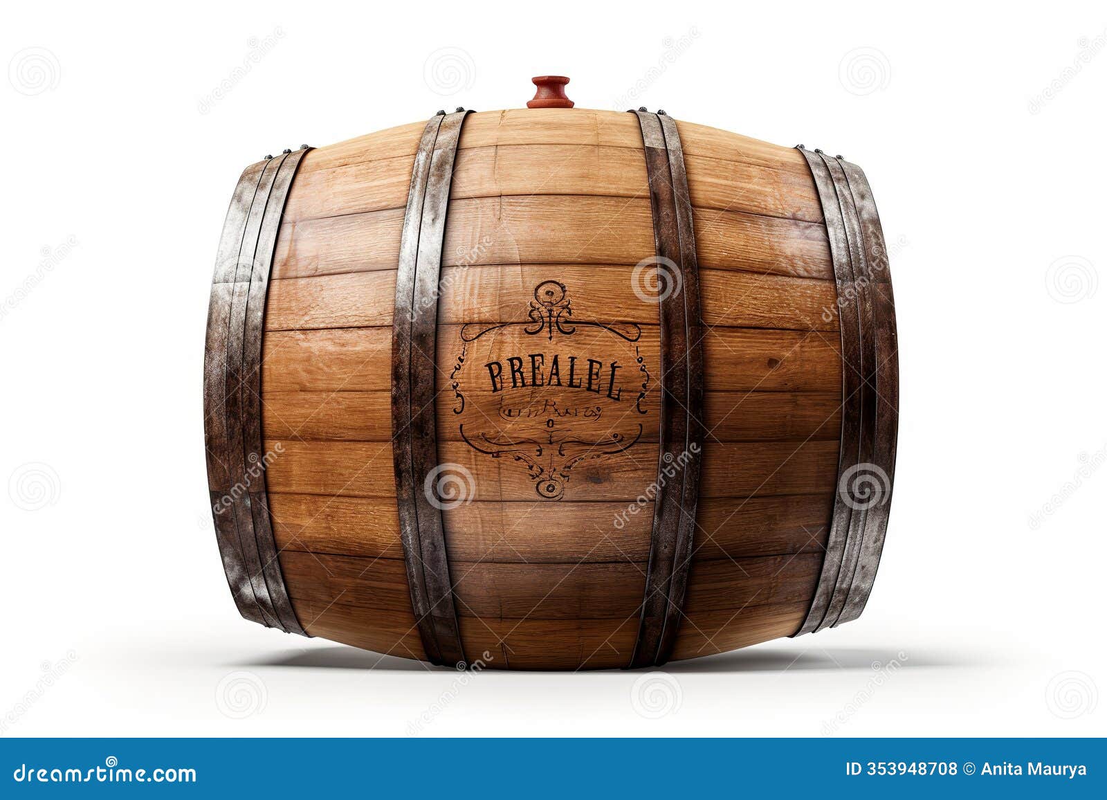 Illustration of a Barrel with a Barrel on it and the Words White ...