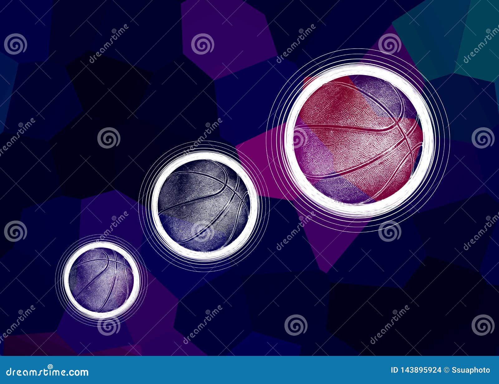Illustration of Basketballs Stock Illustration - Illustration of ...