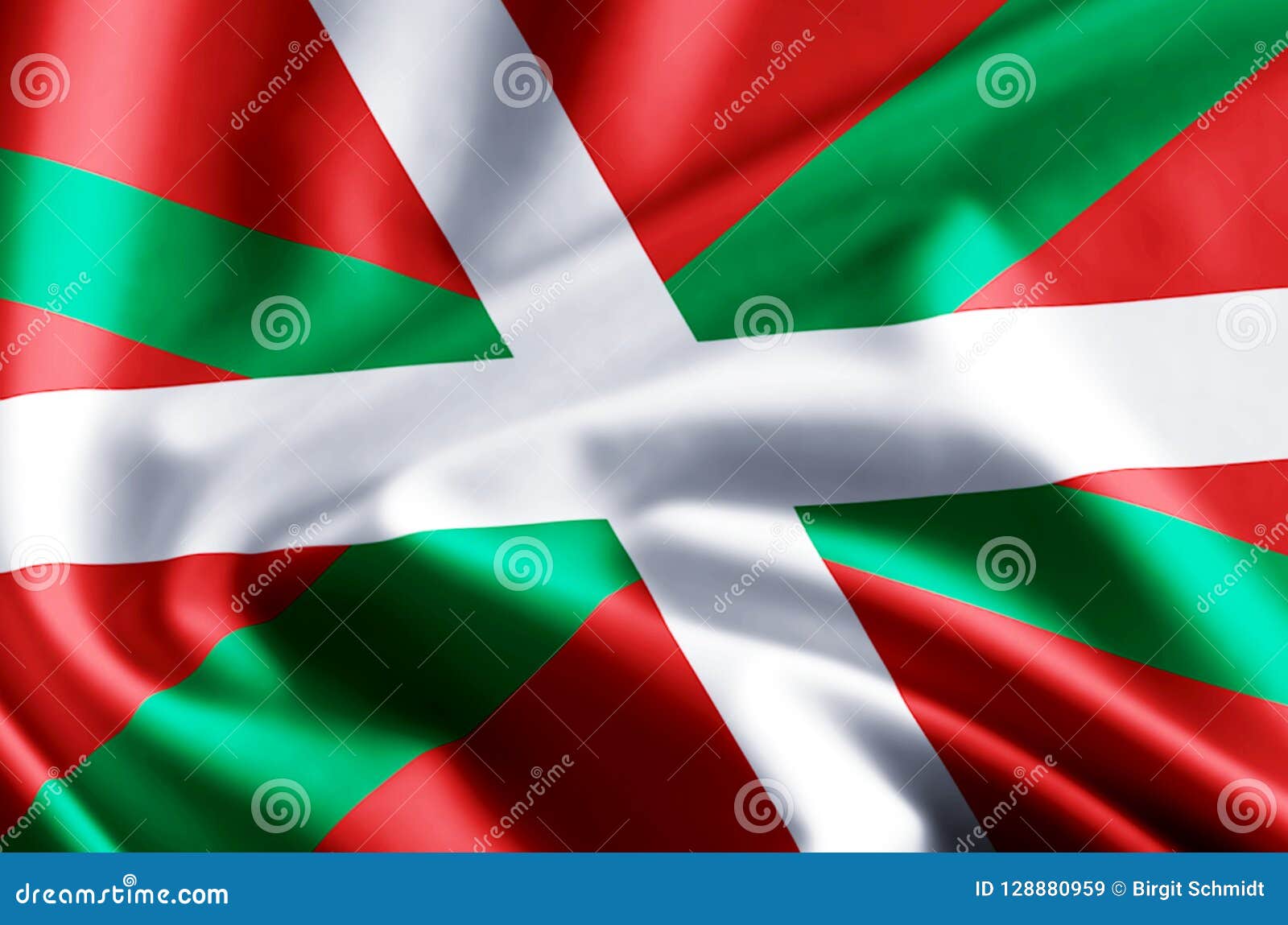 Illustration Basque De Drapeau De Pays Illustration Stock ...