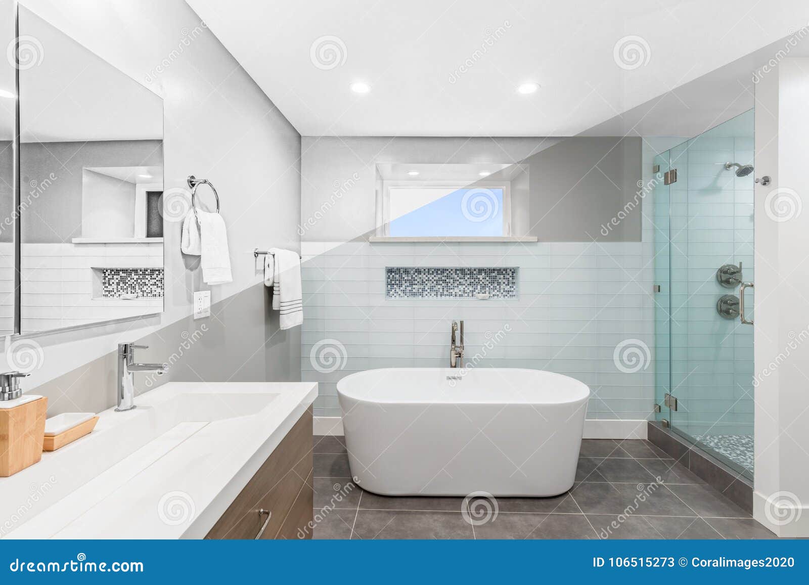 Diagonal Split Screen Of Drawing And Photo Of New Kitchen Royalty-Free ...