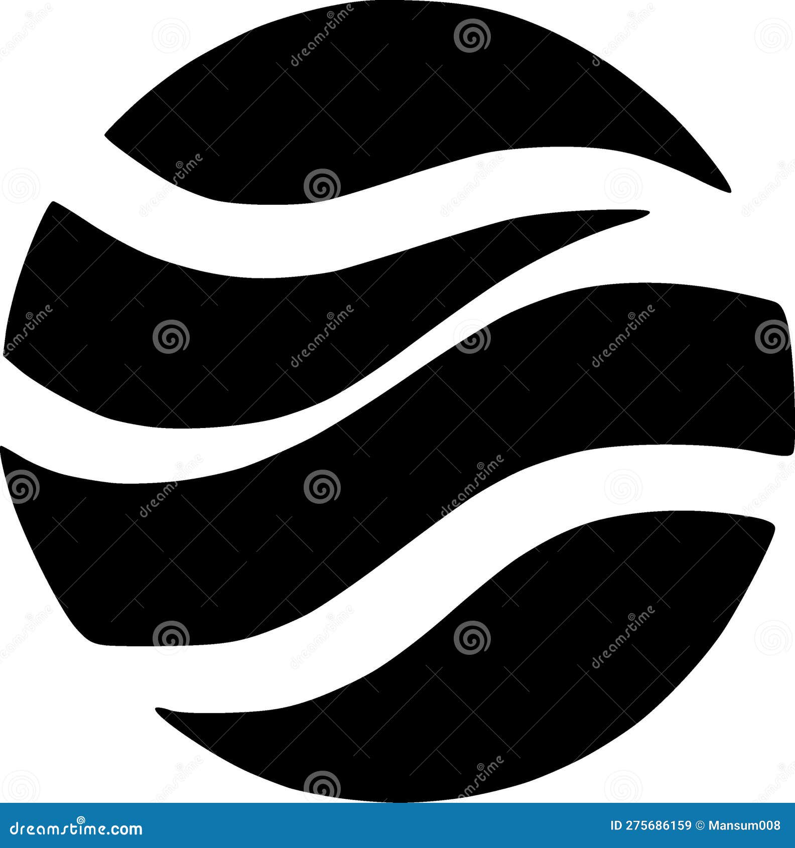 Illustration of a Beautiful Circle Icon Stock Illustration ...