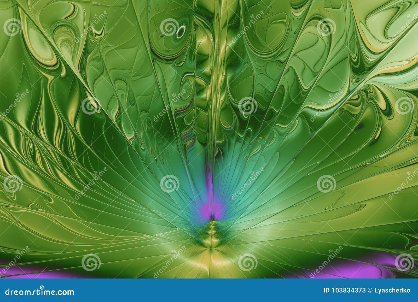 Fractal Image: Fancy Pattern. Stock Illustration - Illustration of ...