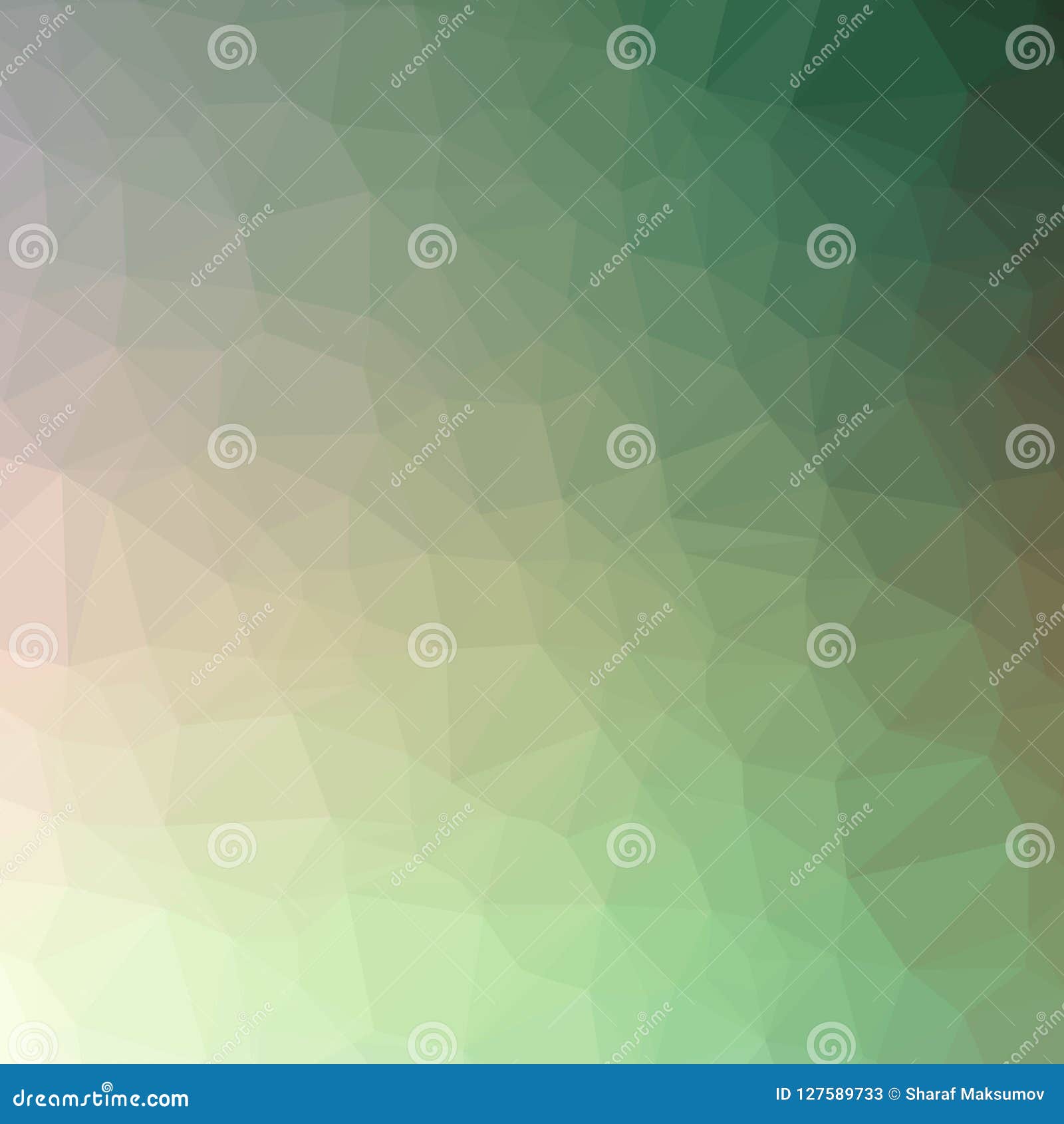 Illustration of Beautiful Green Low Poly Background. Stock Illustration ...