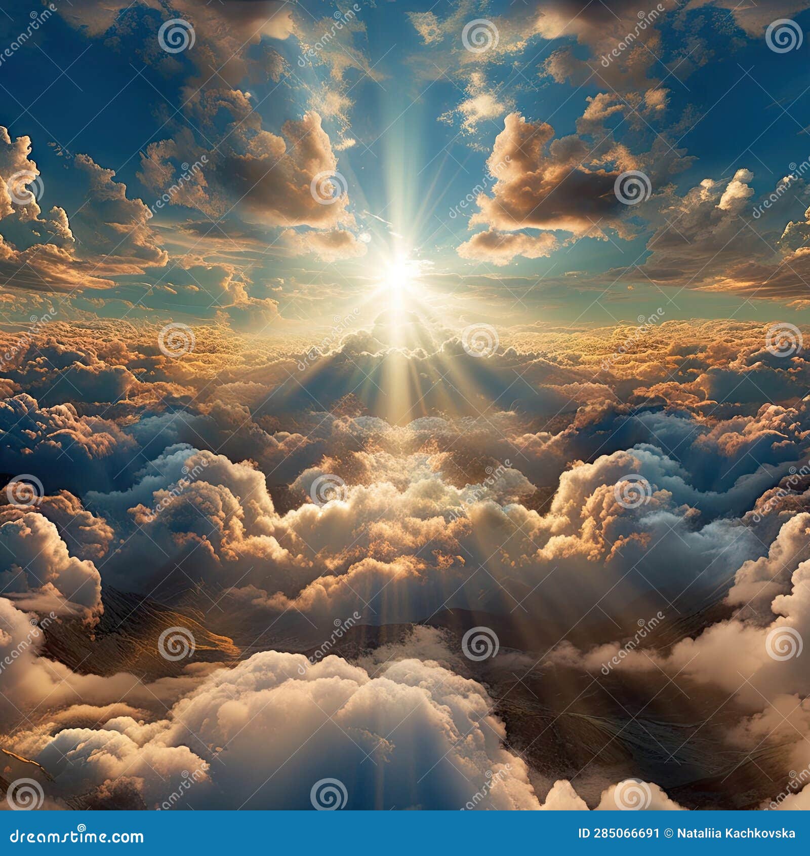 Illustration of Beautiful Heaven Stock Illustration - Illustration of ...