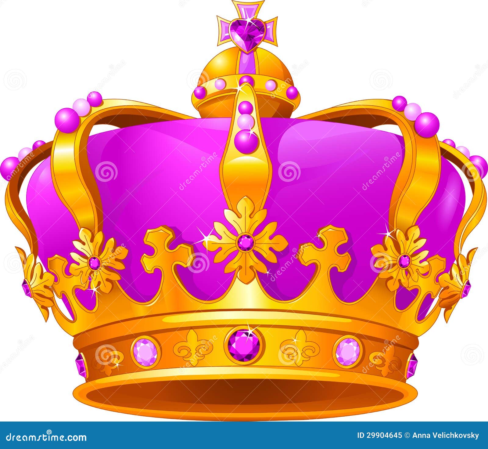 Magic crown stock vector. Illustration of queen, leadership - 29904645