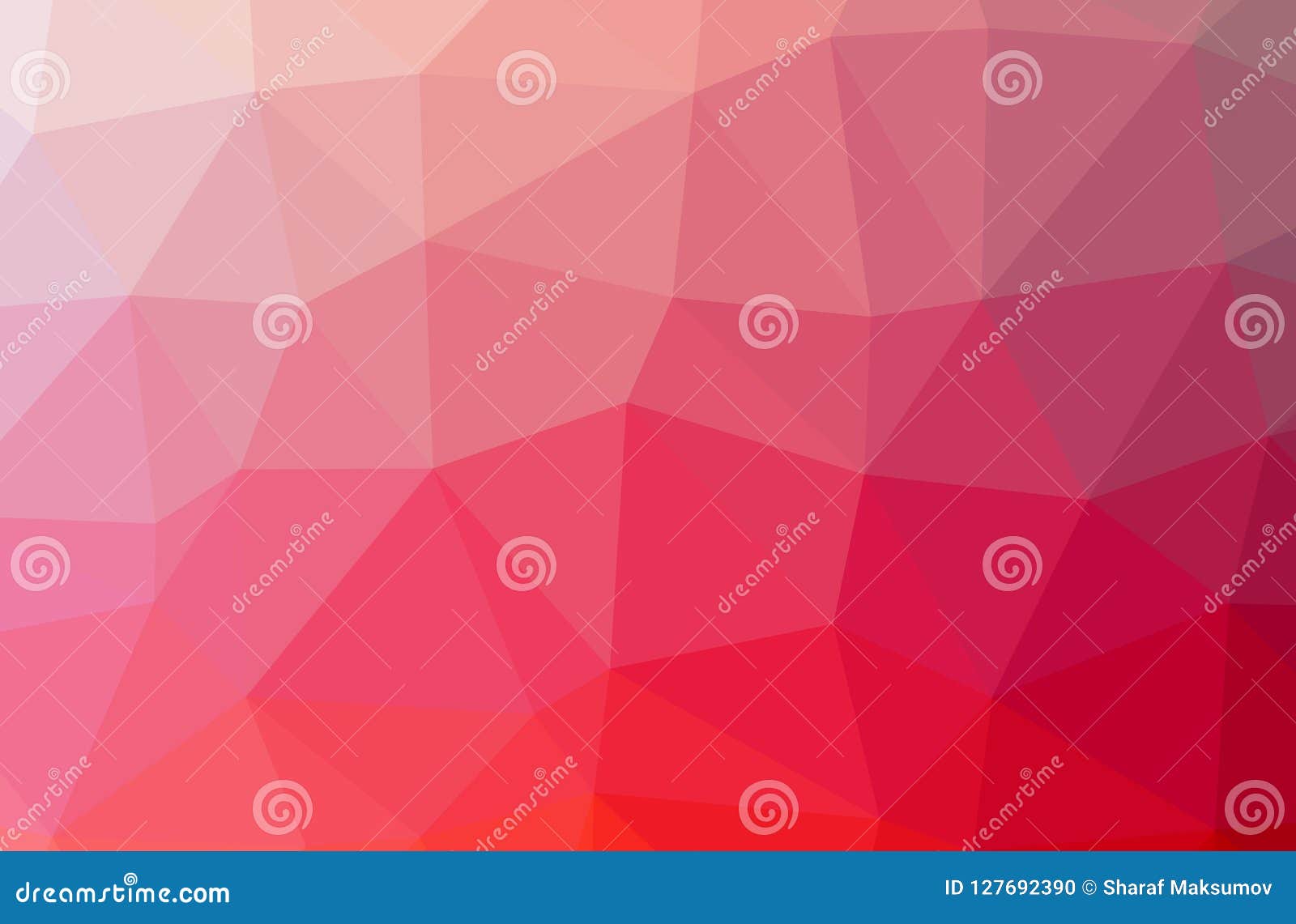 Illustration of Beautiful Red Low Poly Background. Stock Illustration ...