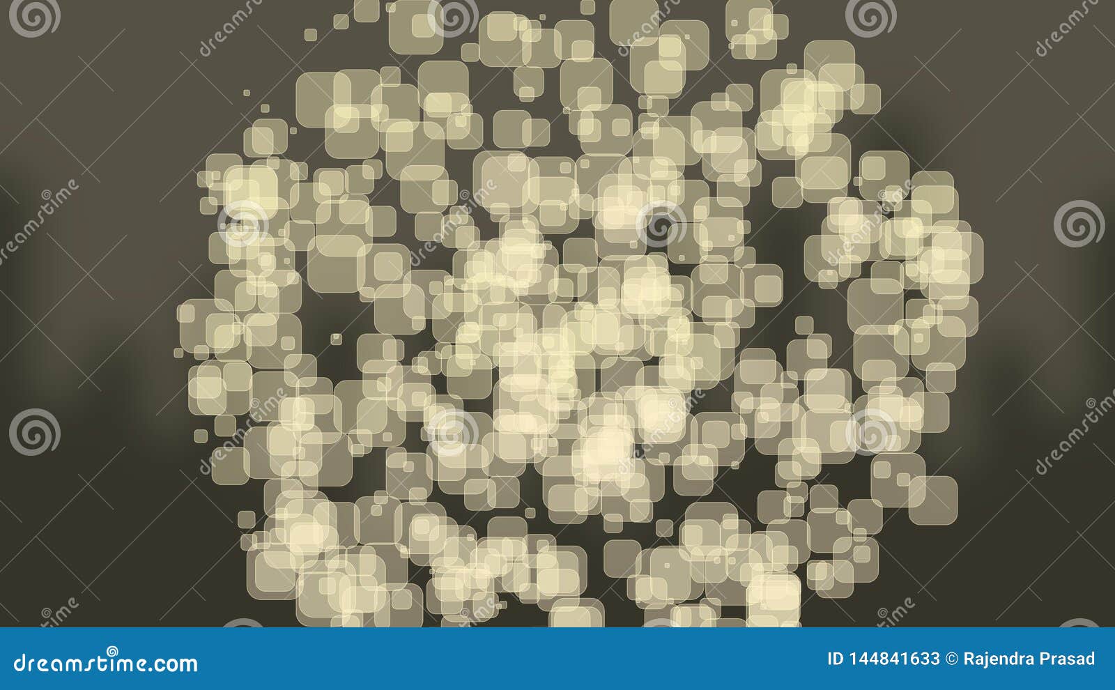 Of Objects Floating In Ther With Mountains And Clouds In The Background ...