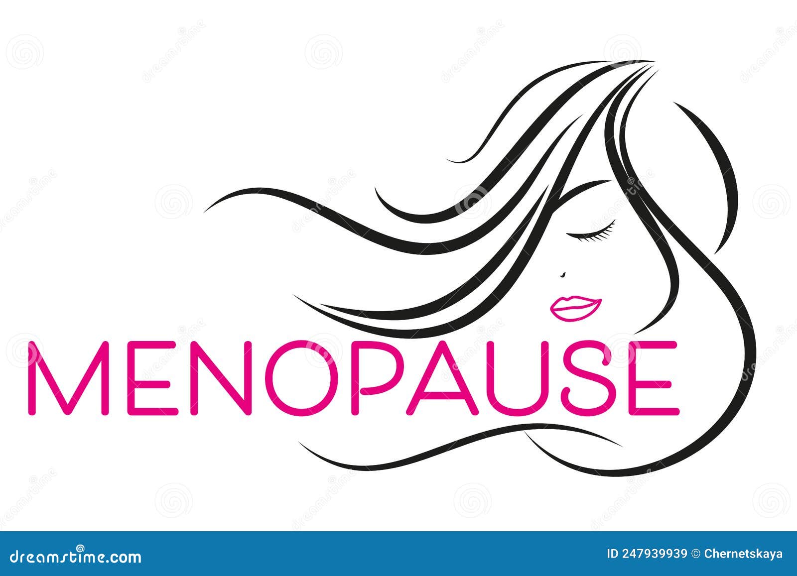 Menopause Climacteric Icon Cartoon Vector Woman Cycle Cartoondealer