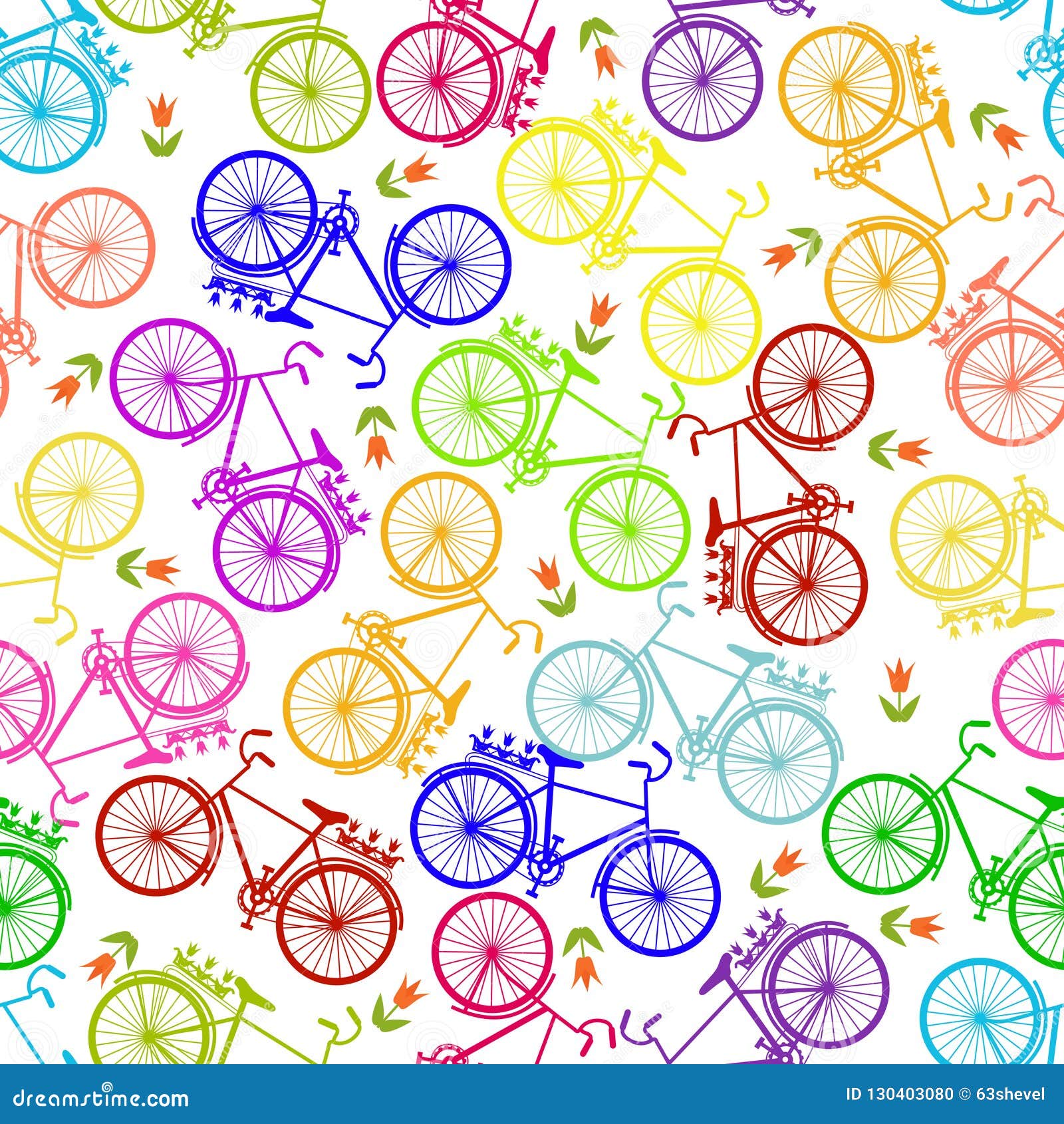 Illustration of Bicycle, Riding on the Bicycle, Vector Illustration ...