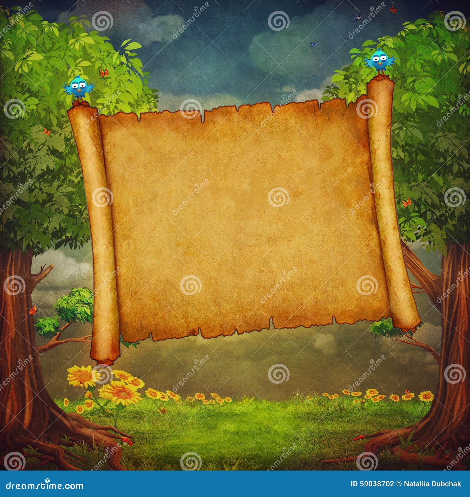 Illustration Big Banner Forest Stock Illustrations – 3,172 Illustration ...