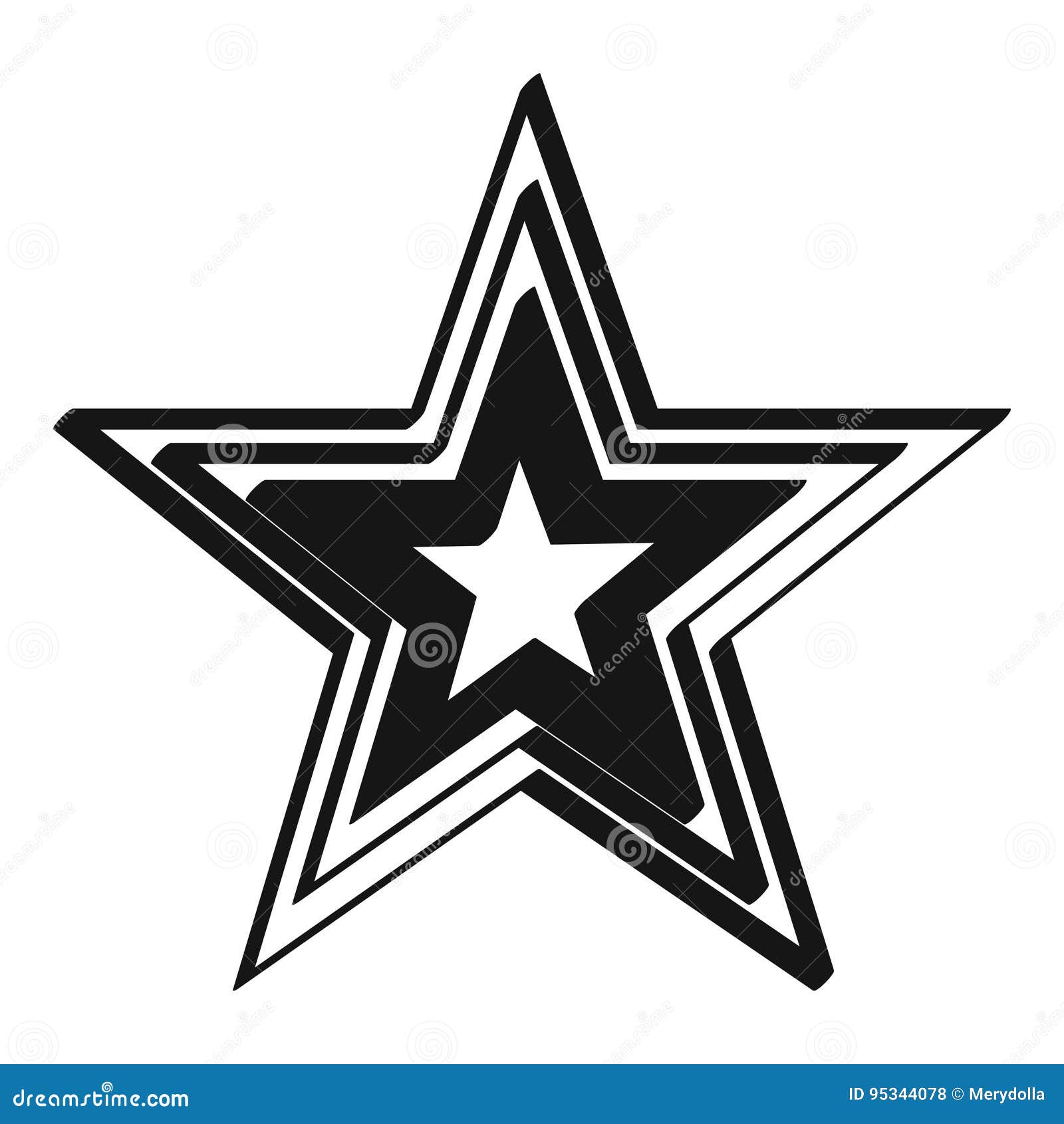 Illustration of Big Black Grunge Star Stock Illustration - Illustration ...