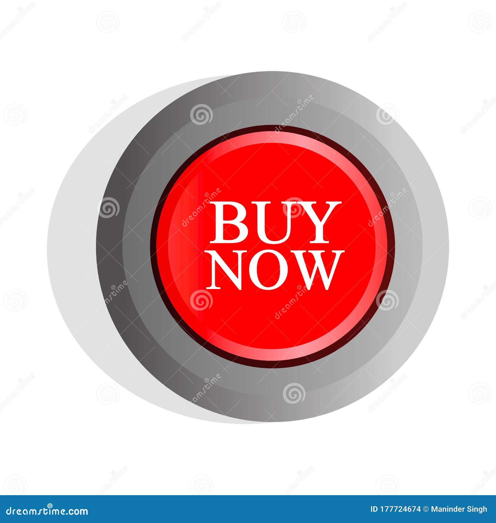 Buy Now Button. stock illustration. Illustration of bomb - 177724674