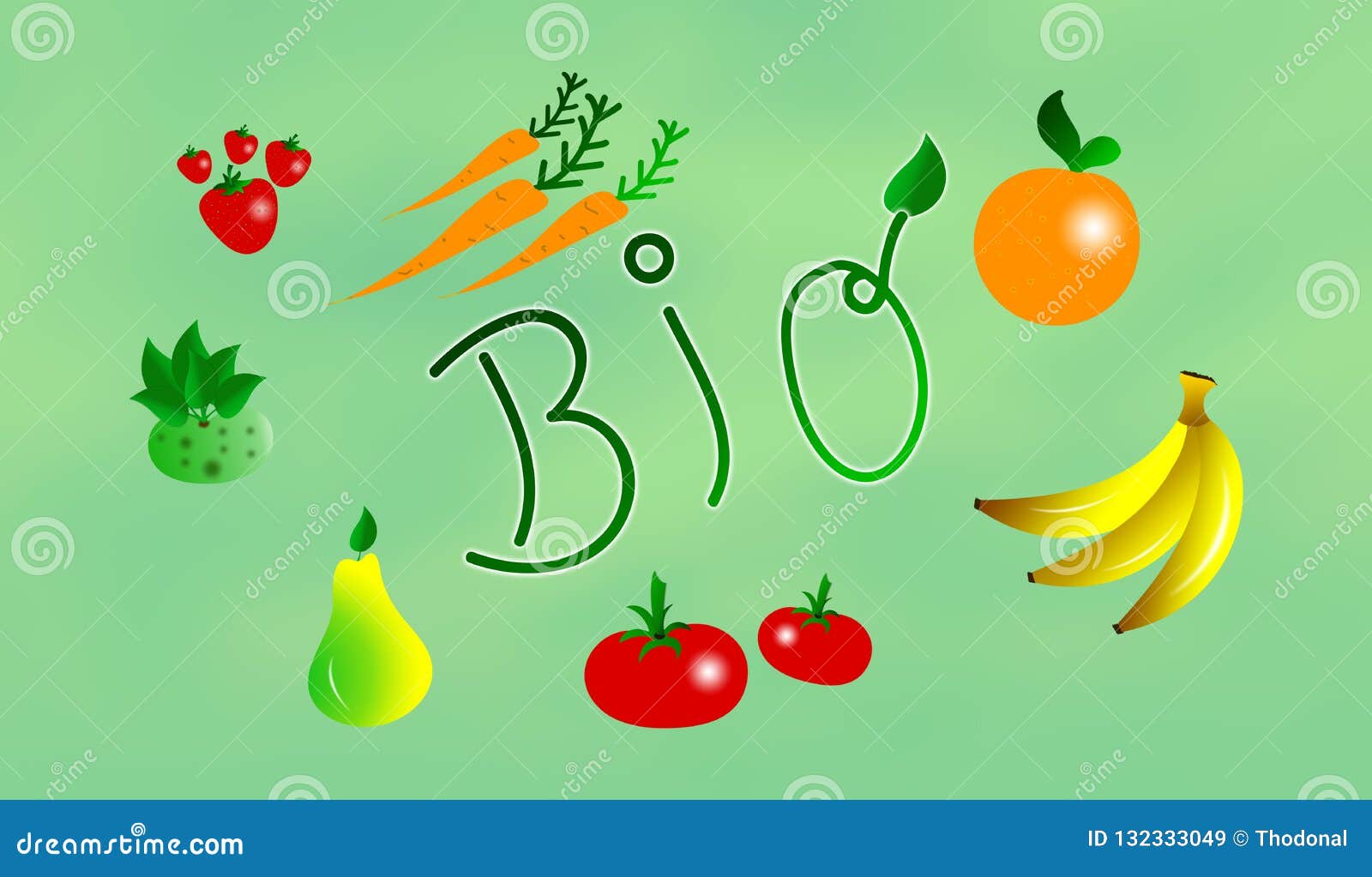 Concept of bio stock illustration. Illustration of business - 132333049
