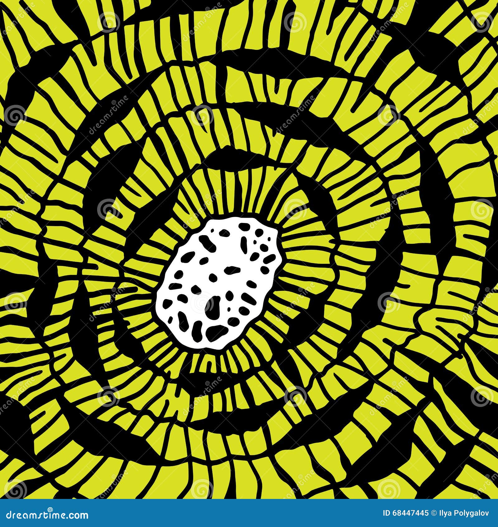 Illustration of a Biological Tissue Stock Illustration - Illustration ...