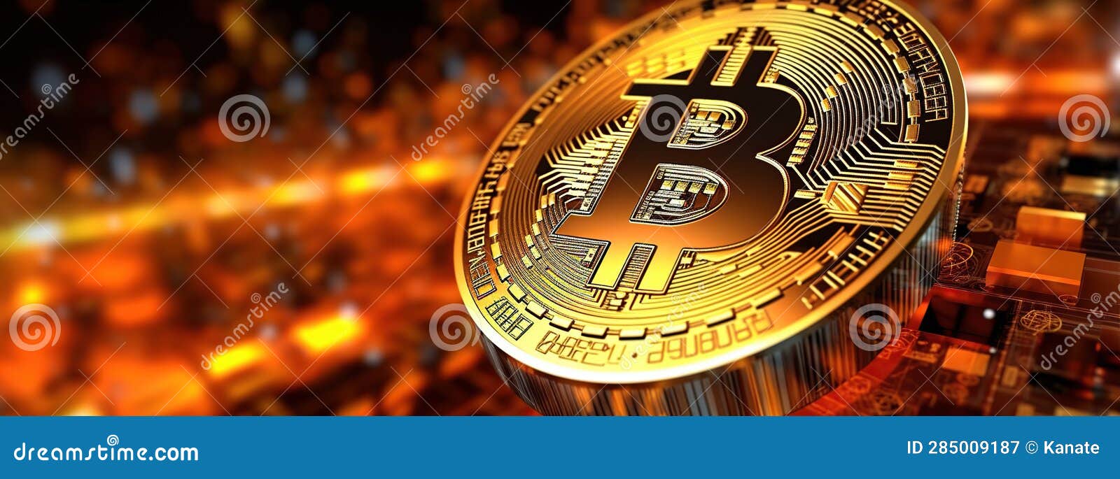 Illustration of Bitcoin, AI Generated Stock Illustration - Illustration ...