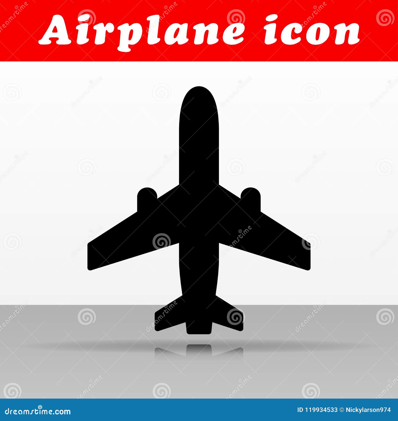 Black Airplane Vector Icon Design Stock Vector - Illustration of ...
