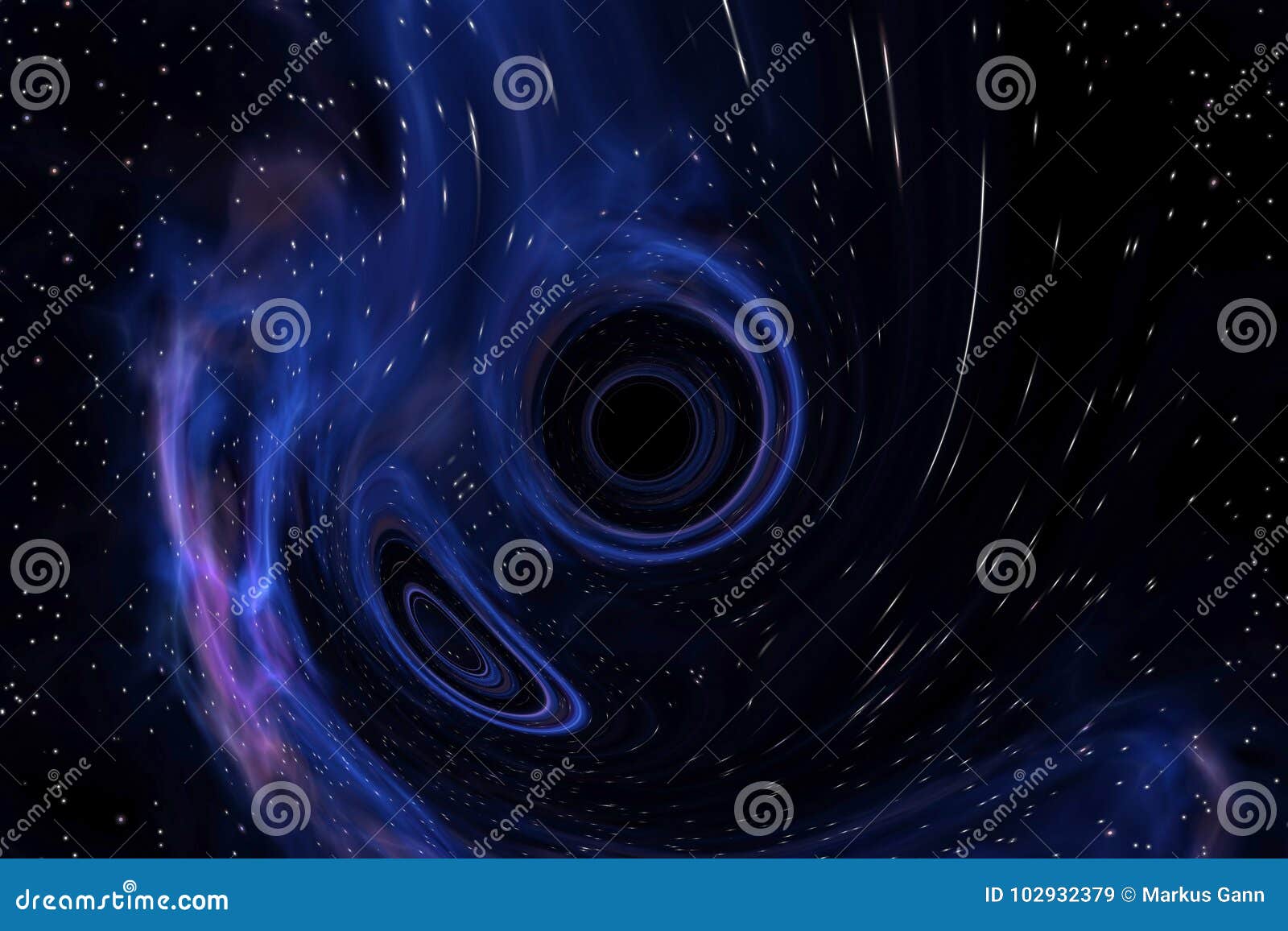 Black hole anomaly stock illustration. Illustration of nebula - 102932379