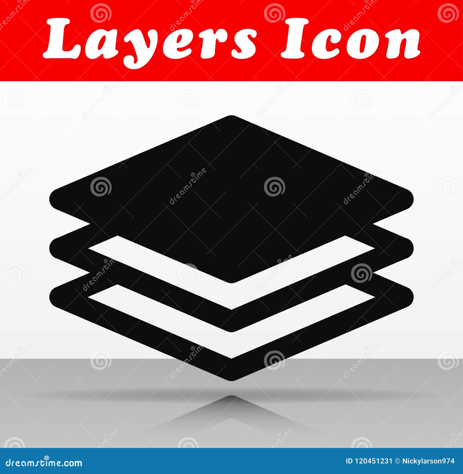 Black Layers Vector Icon Design Stock Vector - Illustration of ...