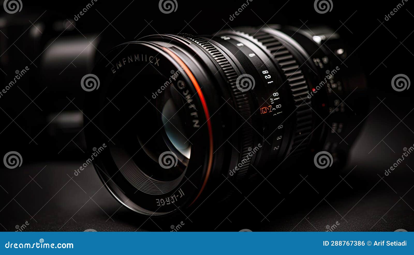 Illustration of a Black Lens Image,black Stock Illustration ...