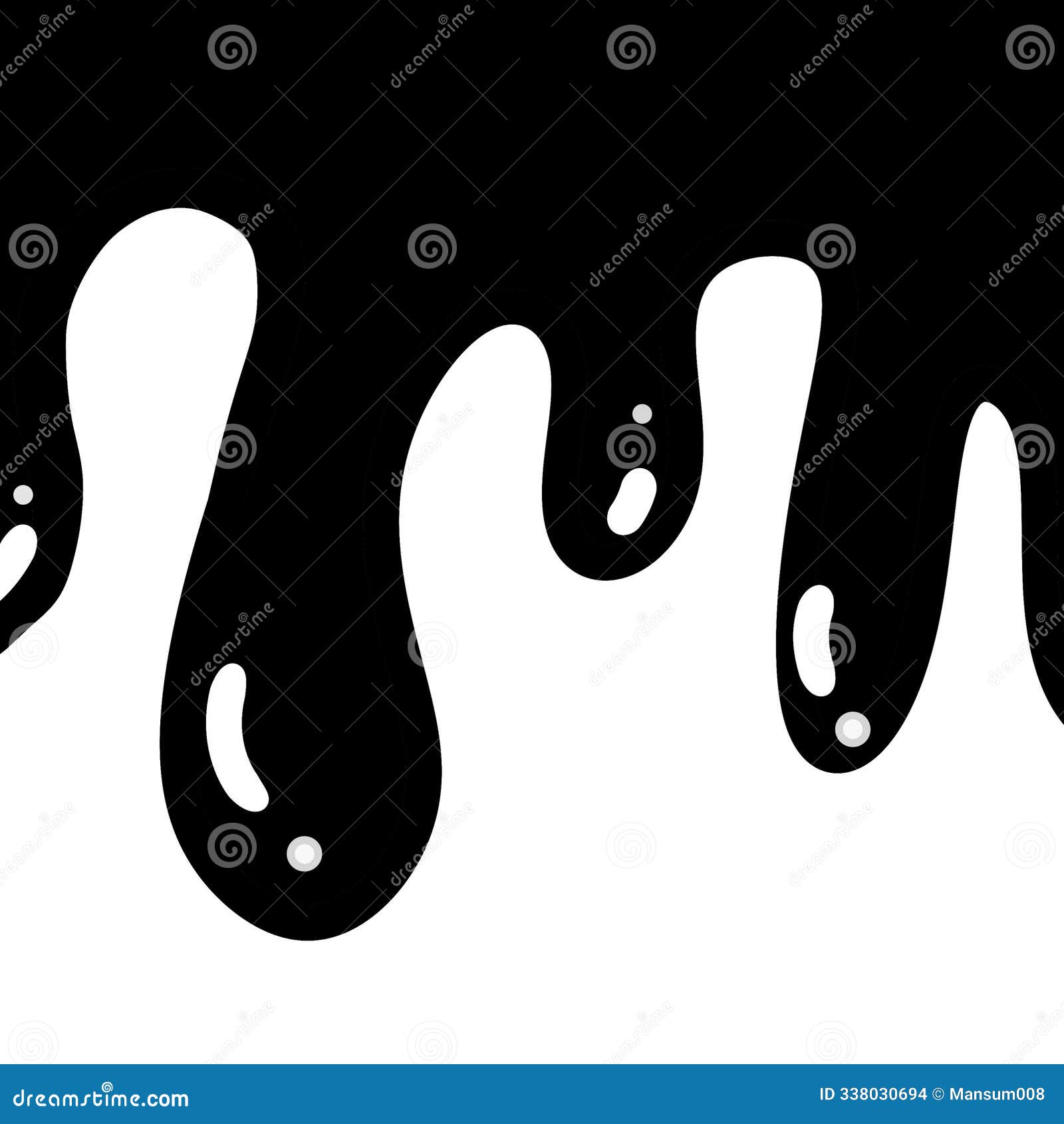 Liquid Dripping Shapes Cartoon Vector | CartoonDealer.com #243713539