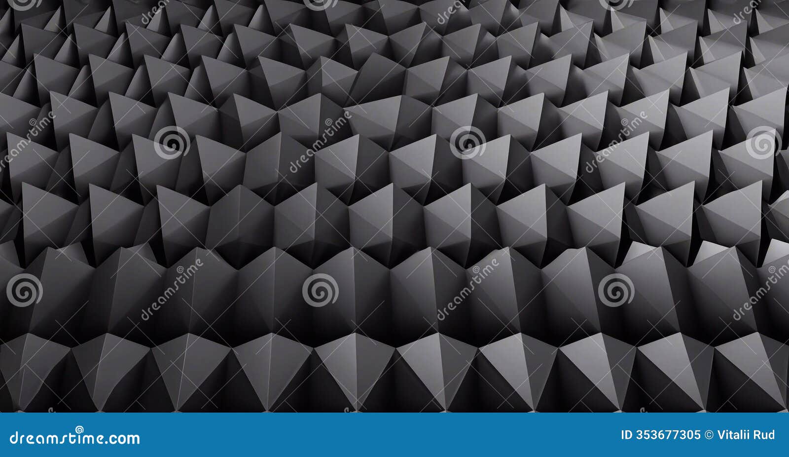 Illustration of Black Modern Abstract Triangle Structured Pattern Stock ...