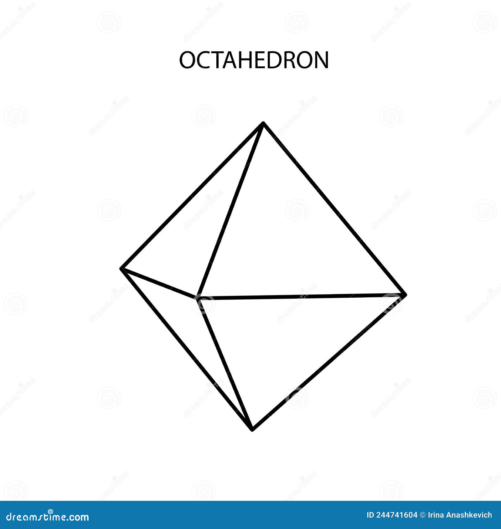 Octahedron Tattoo