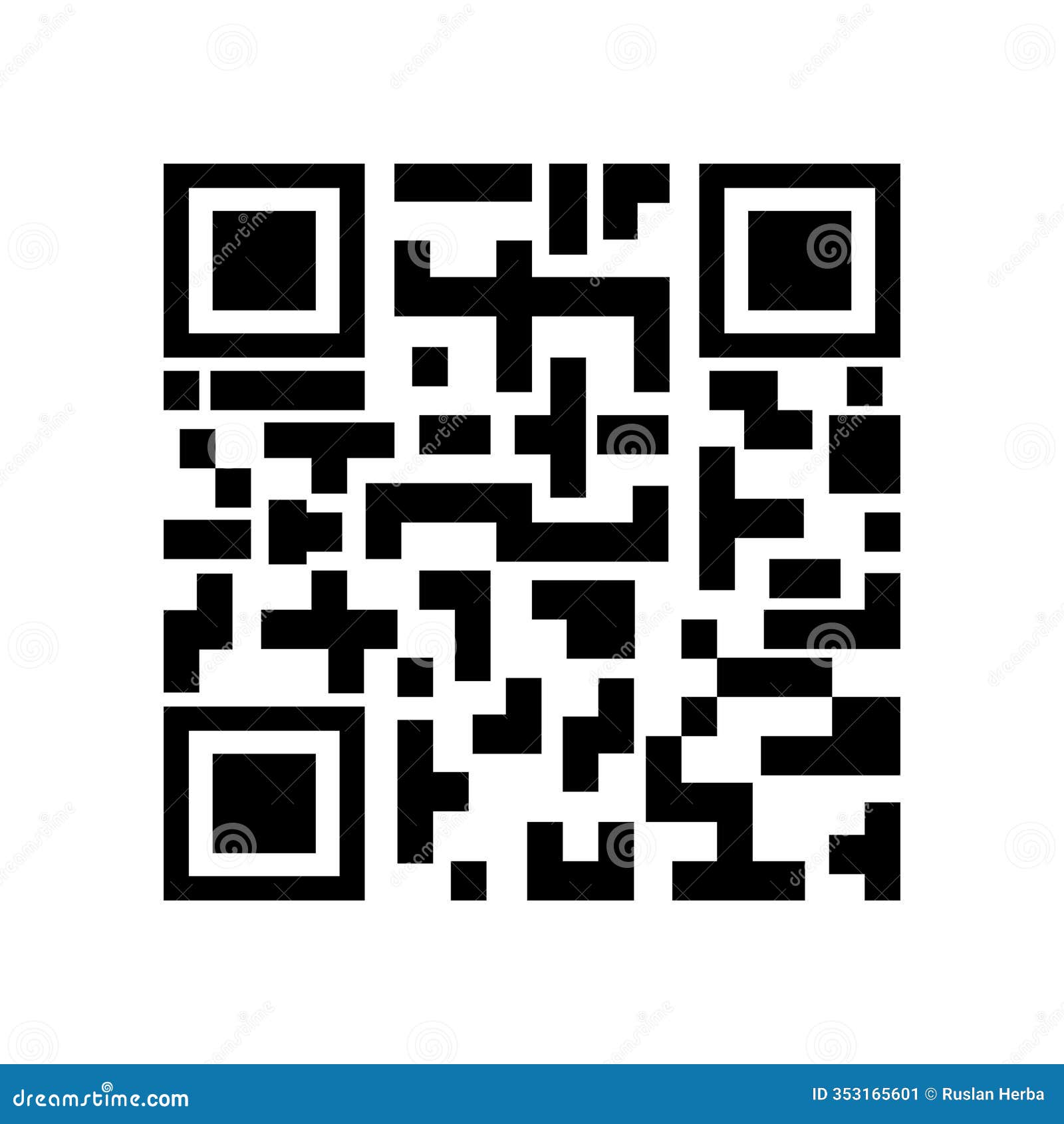 Qr Code Scan Icon. Barcode Smartphone Id Icon Stock Illustration ...