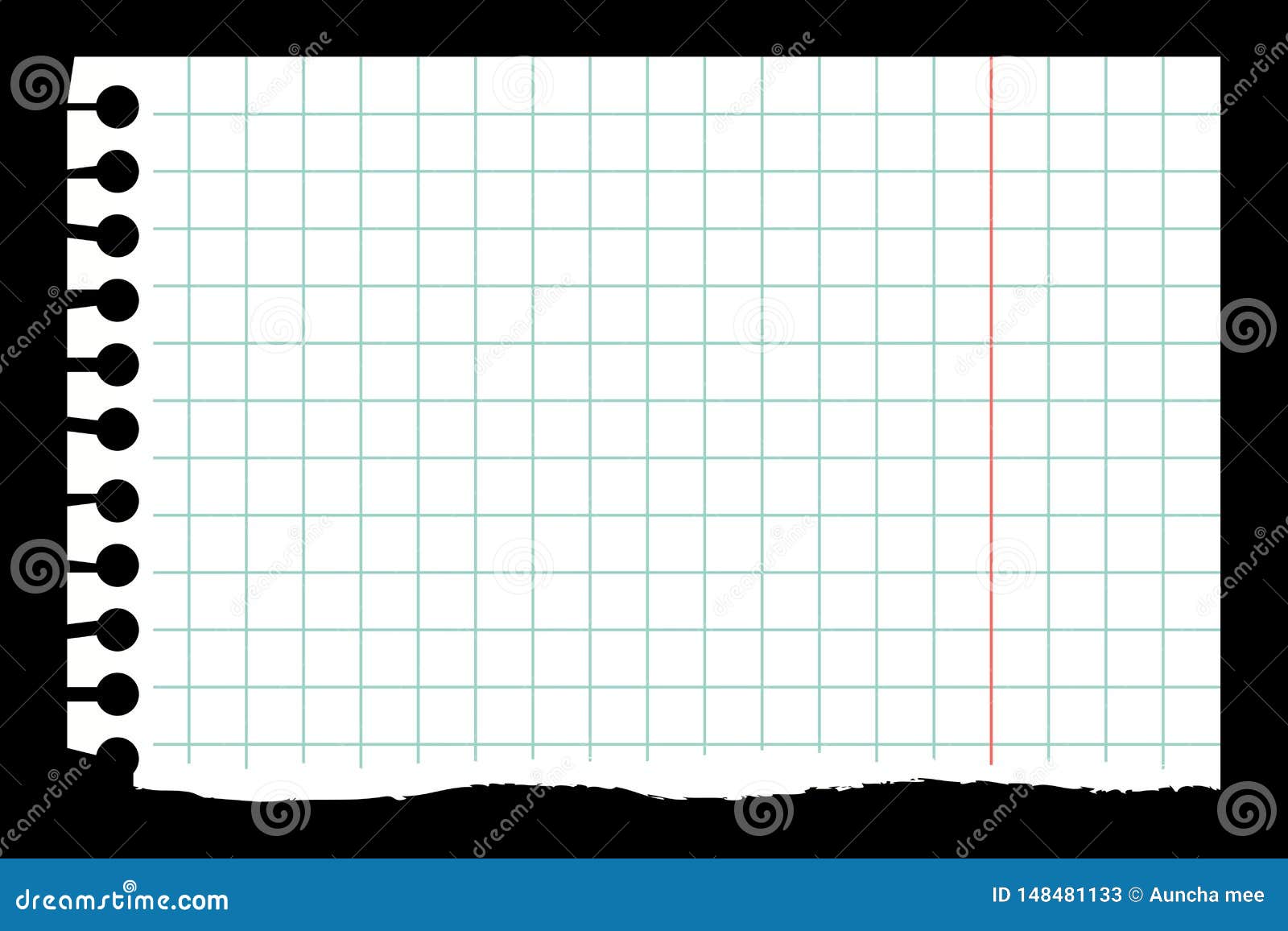 Blank page torn on black stock image. Image of plan - 148481133