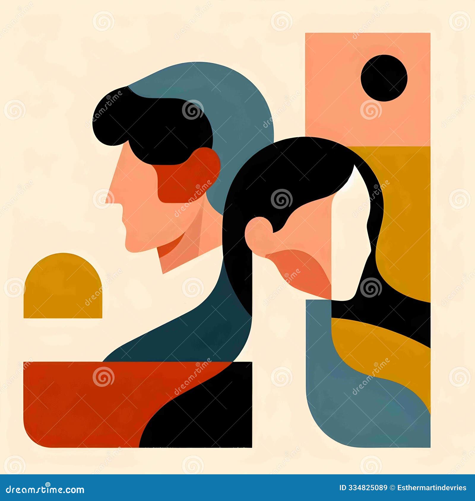 Illustration Blocking and Composition. this Style Has Simplicity and ...