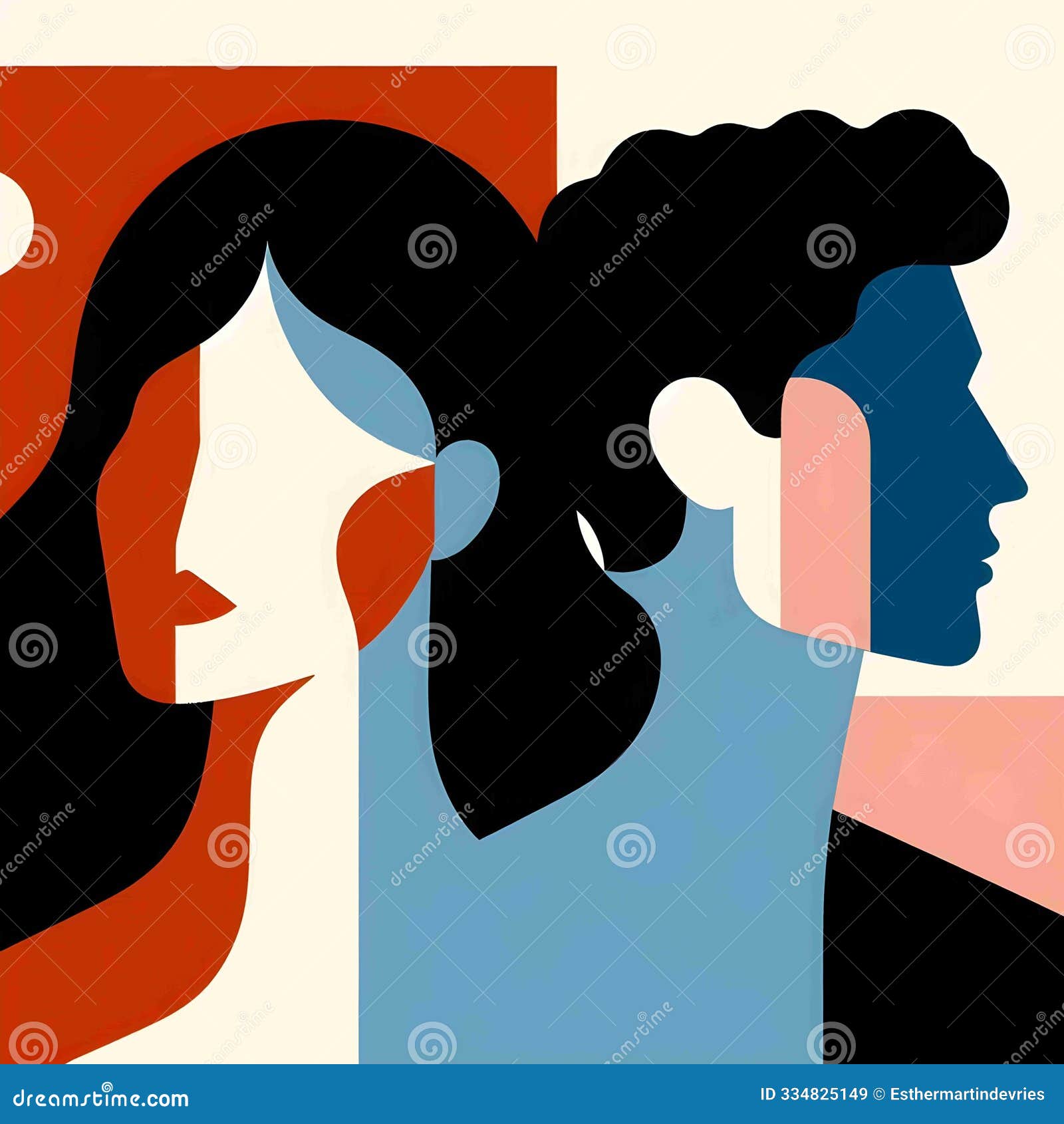 Illustration Blocking and Composition. this Style Has Simplicity and ...