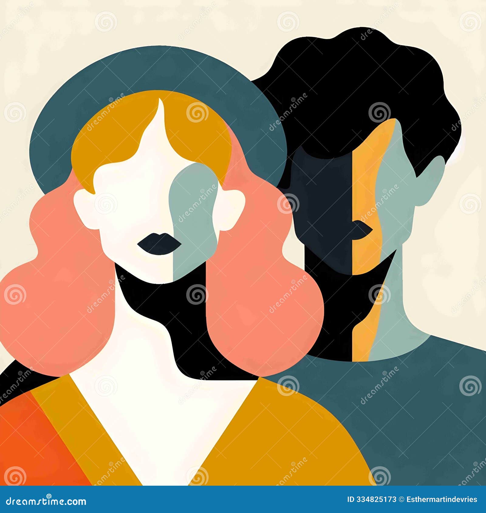 Illustration Blocking and Composition. this Style Has Simplicity and ...