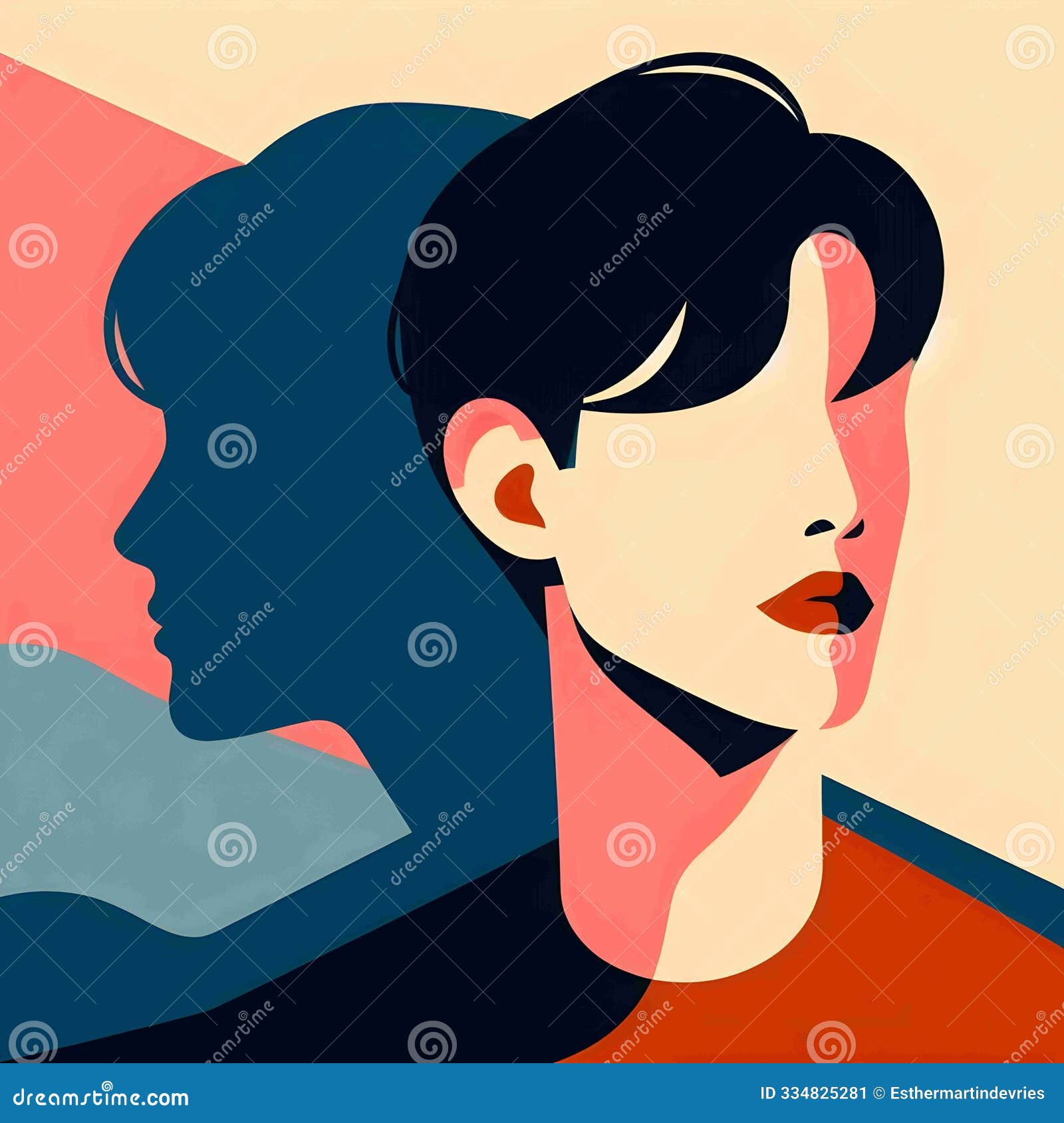 Illustration Blocking and Composition. this Style Has Simplicity and ...