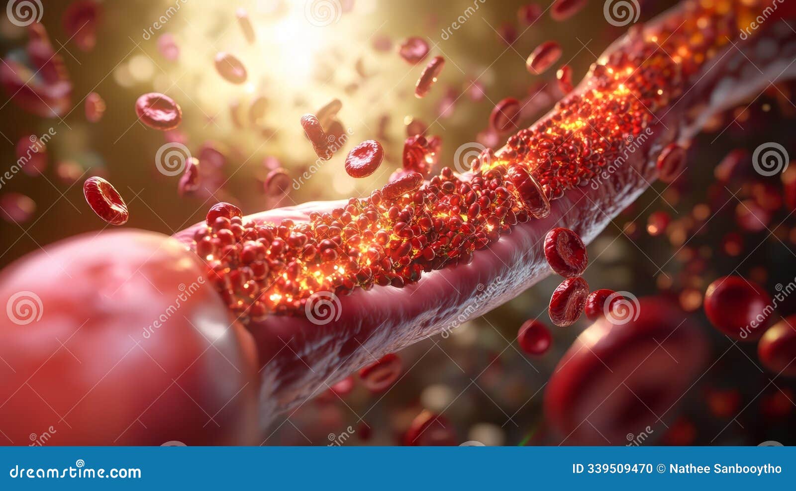 Illustration of a Blood Artery, Exploring the Structure and Function of ...