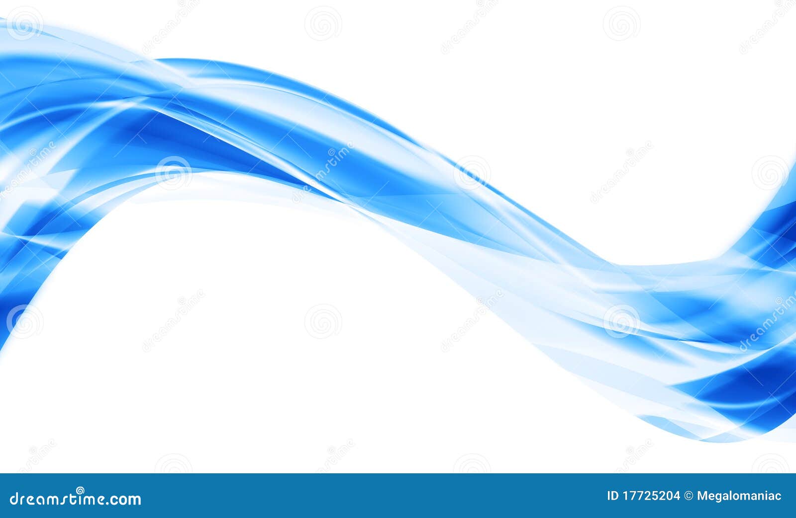 Illustration of Blue Abstract Lines and Curves Stock Illustration ...