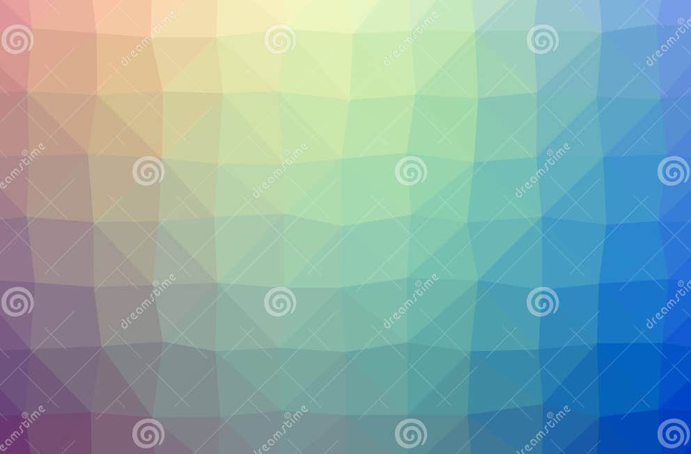 Illustration of Blue Abstract Low Poly Nice Multicolor Background ...