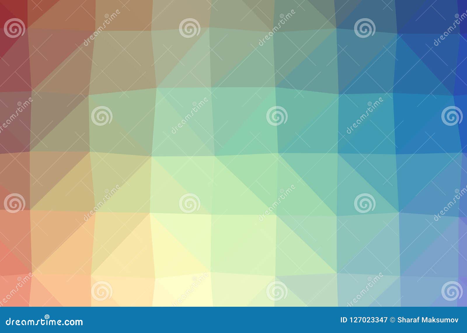 Illustration of Blue Abstract Low Poly Nice Multicolor Background ...