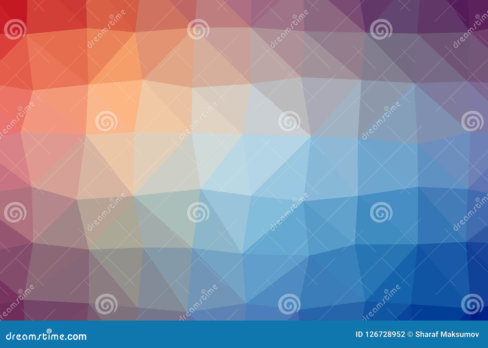 Illustration of Blue Abstract Polygon Modern Multicolor Background. Stock Illustration ...