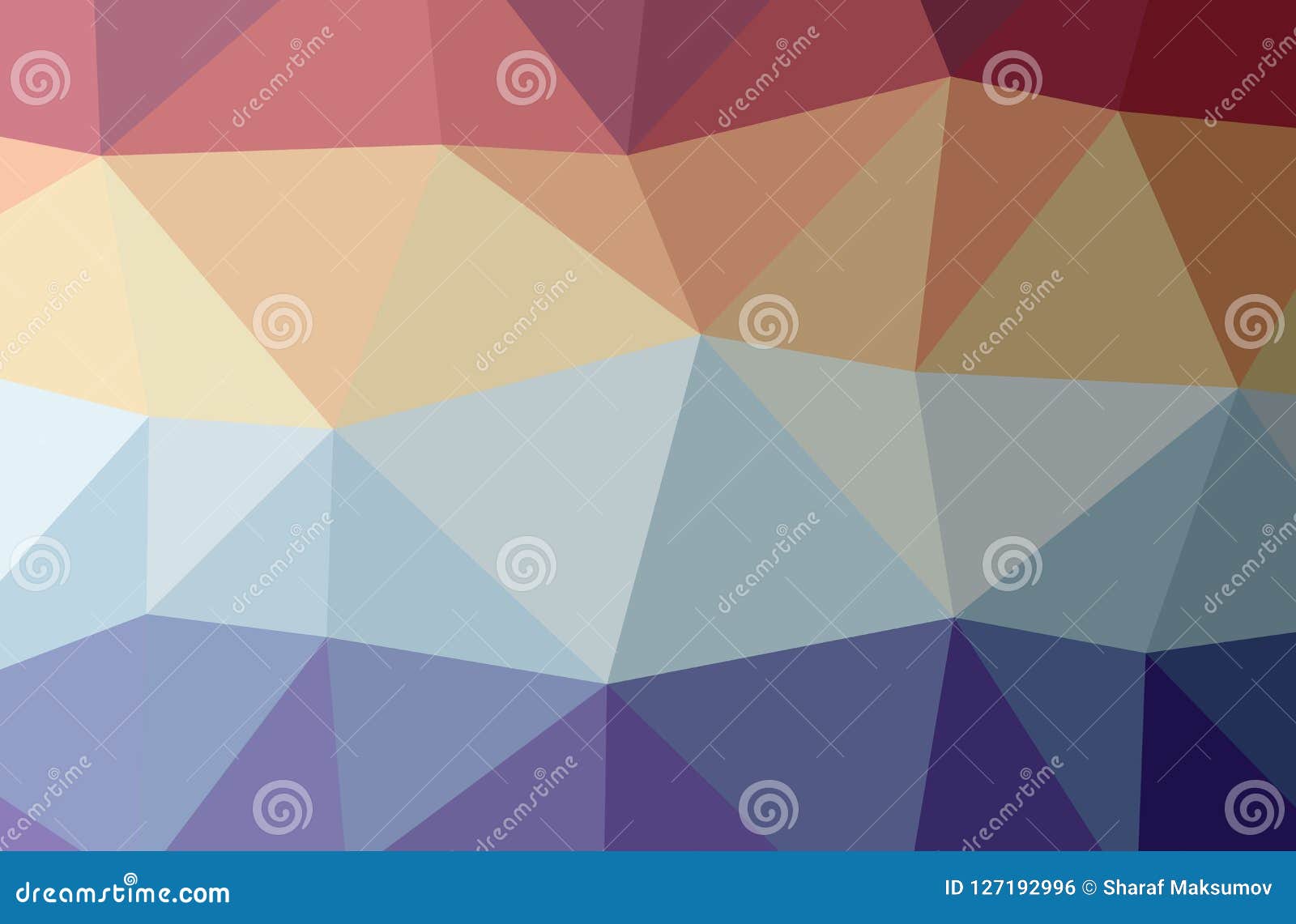 Illustration of Blue Abstract Polygon Nice Multicolor Background. Stock Illustration ...