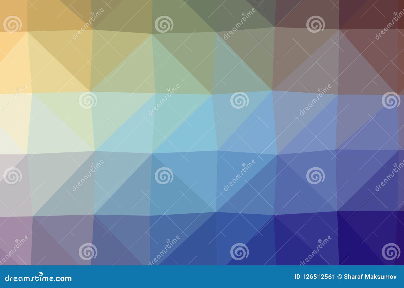 Illustration of Blue Abstract Polygon Nice Multicolor Background. Stock ...