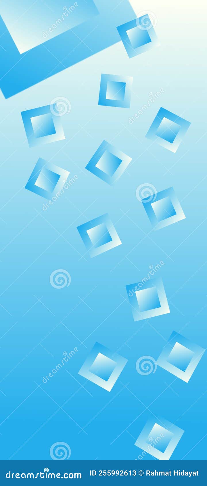 Illustration Blue Box Wallpaper Smartphone Stock Illustration ...