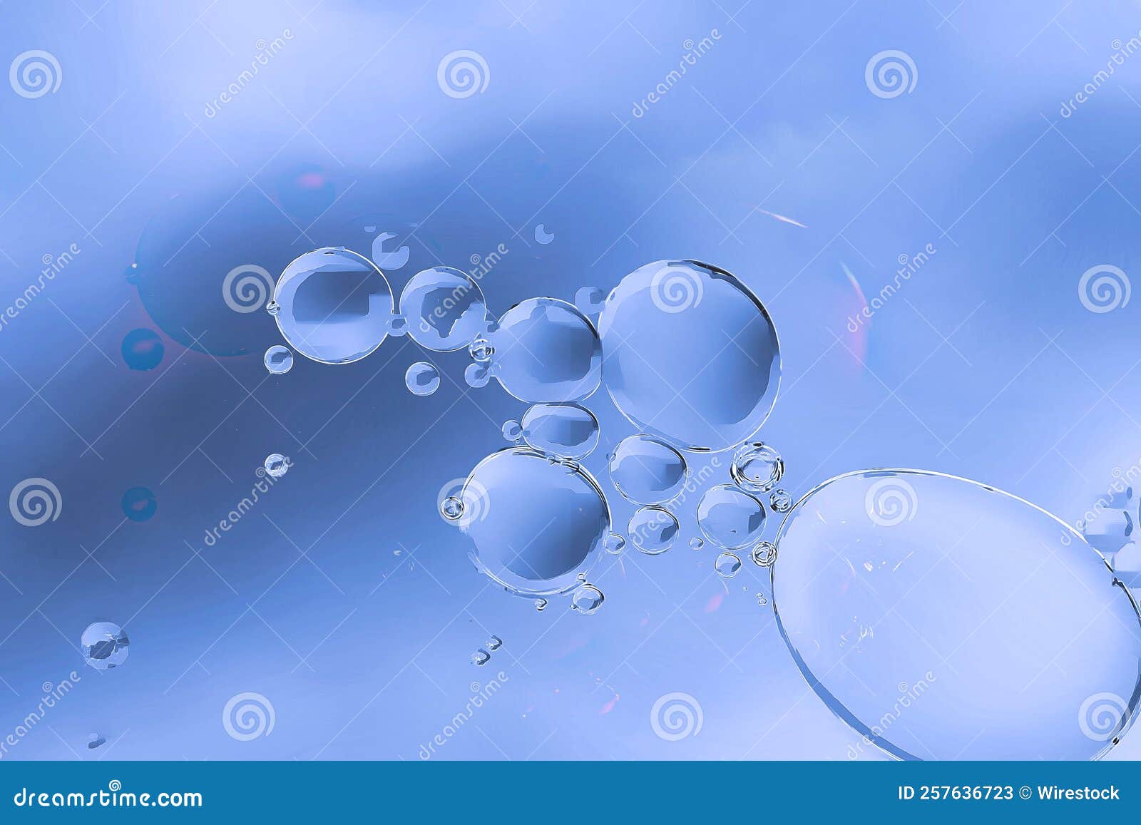 Illustration Blue Bubbles Background Stock Illustration - Illustration ...