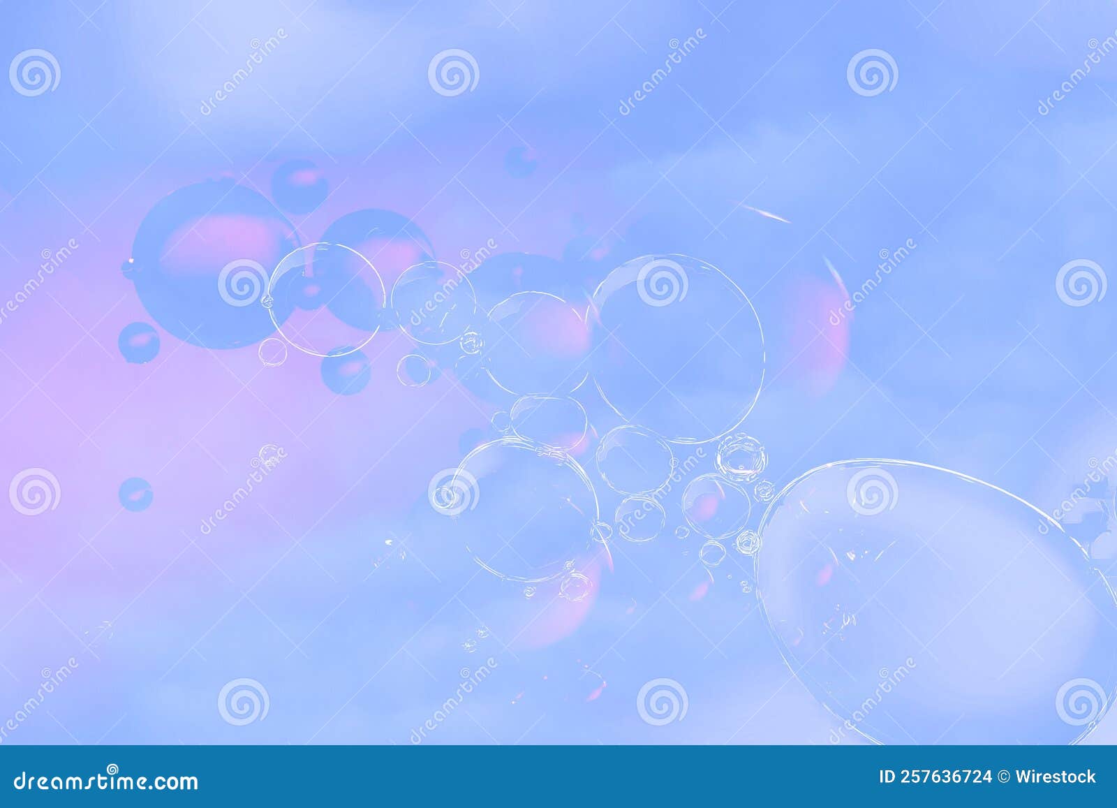 Illustration Blue Bubbles Background Stock Illustration - Illustration ...