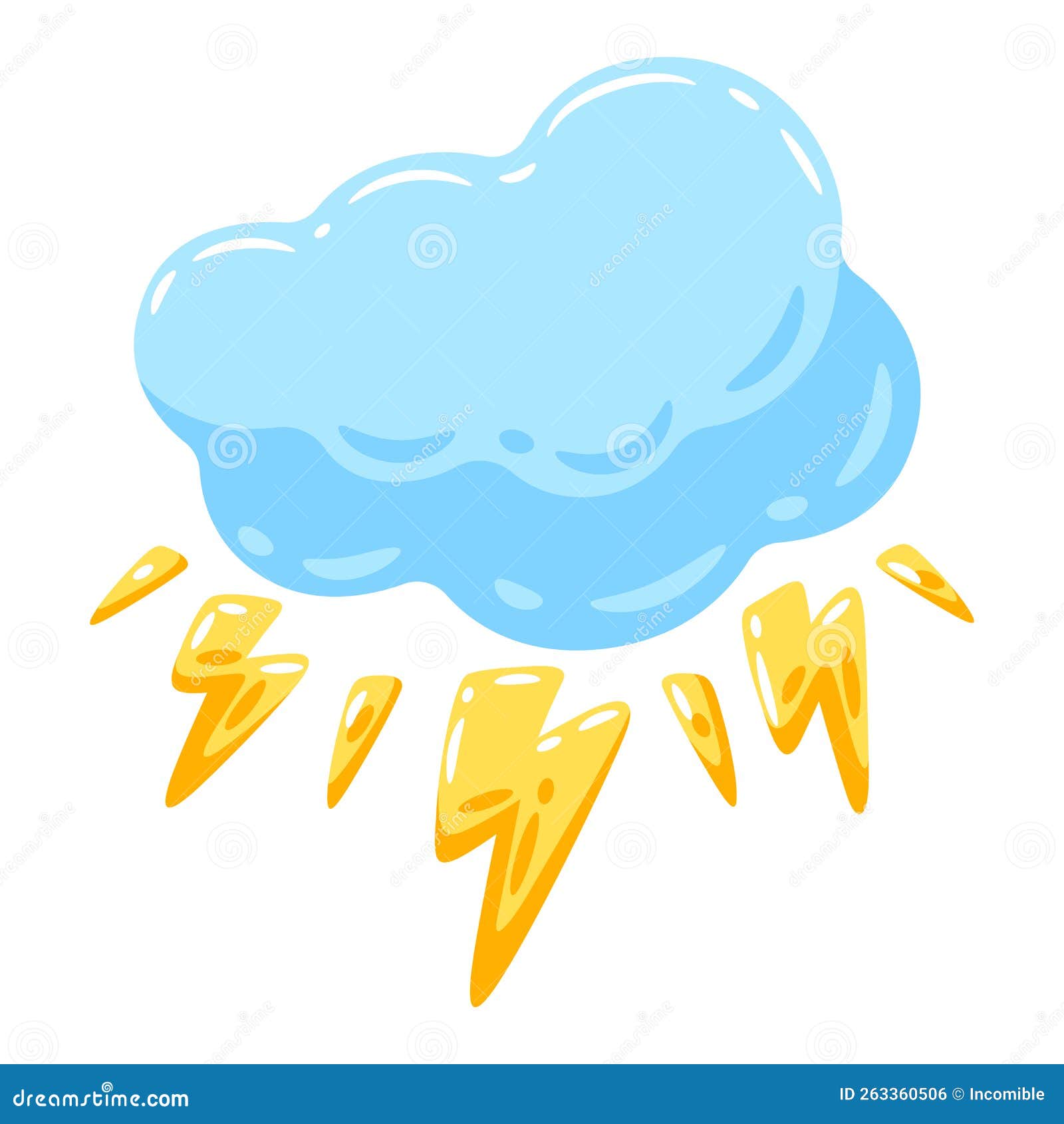 Lightning Cartoon, Flash Symbol, Powerful Lighting Royalty-Free ...
