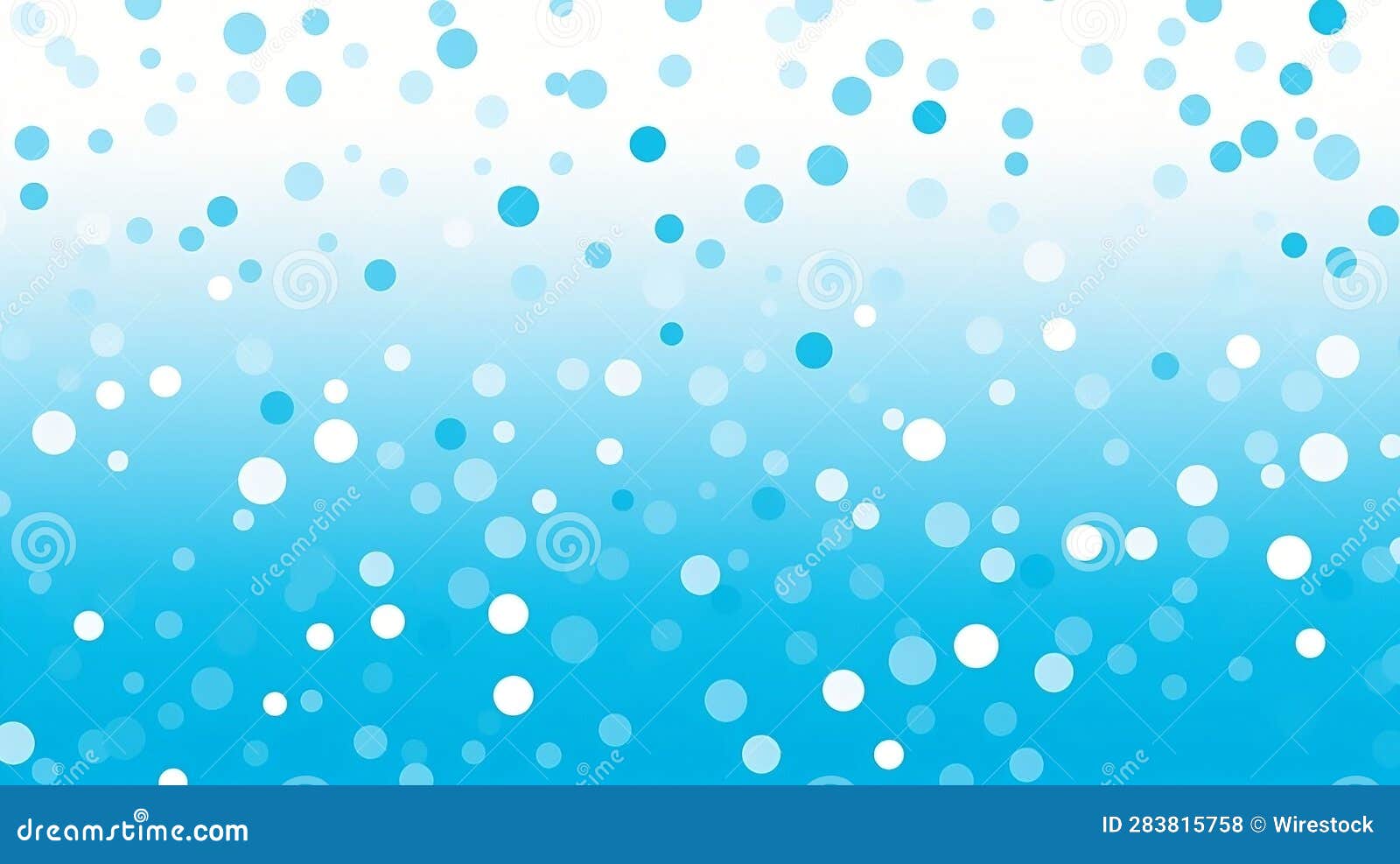 Illustration of Blue Dots on a White Gradient Background Stock ...